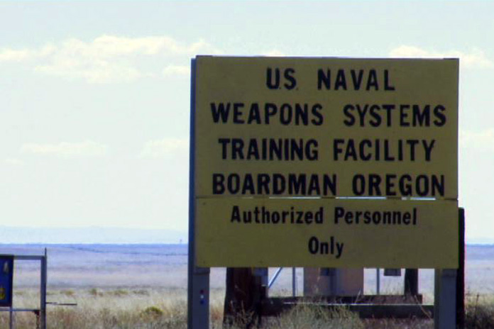 Wildfire Breaks Out at Boardman Naval Weapons Training Facility ...