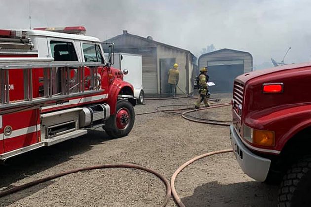 Fast-Moving Grass Fire Burns Structures, 7 Acres in Hermiston ...
